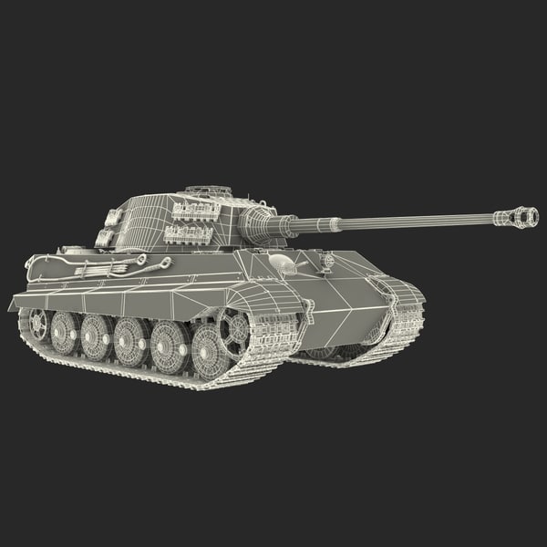 3d model german wwii heavy tank