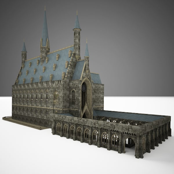 3d model great hall