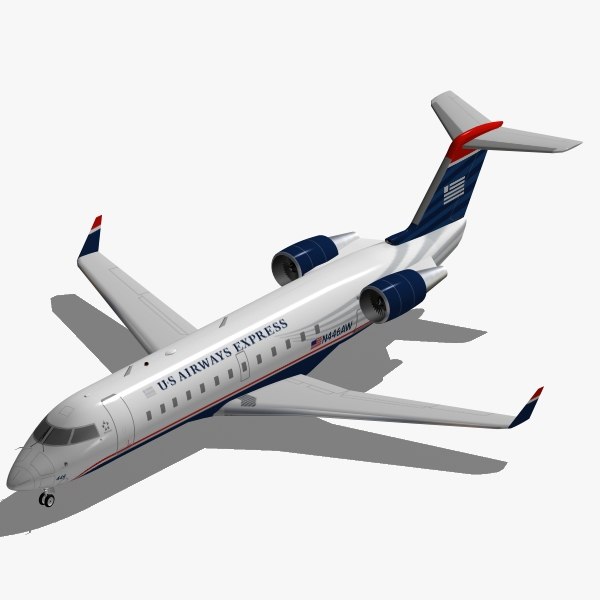 bombardier crj-200 airways express 3ds