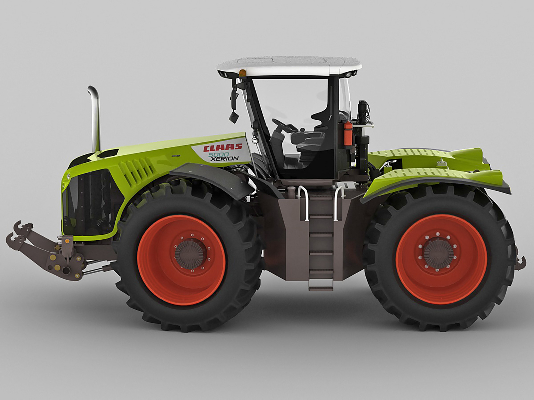 claas xerion tractor 3d 3ds