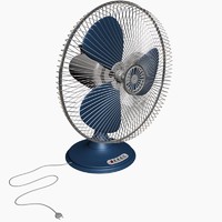functional wall fan 3d 3ds