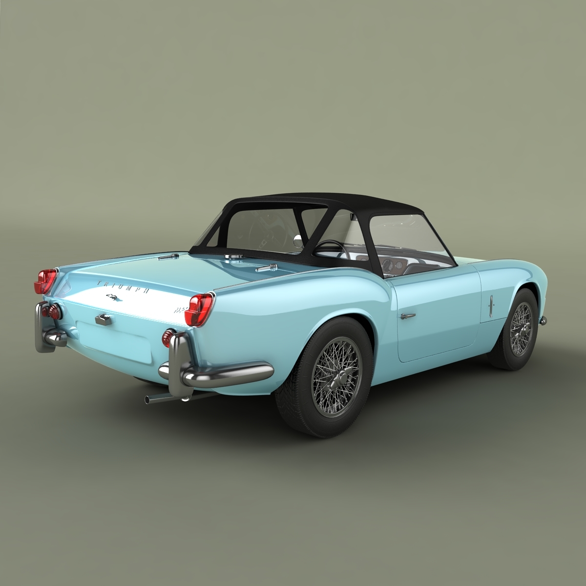 3d model triumph spitfire