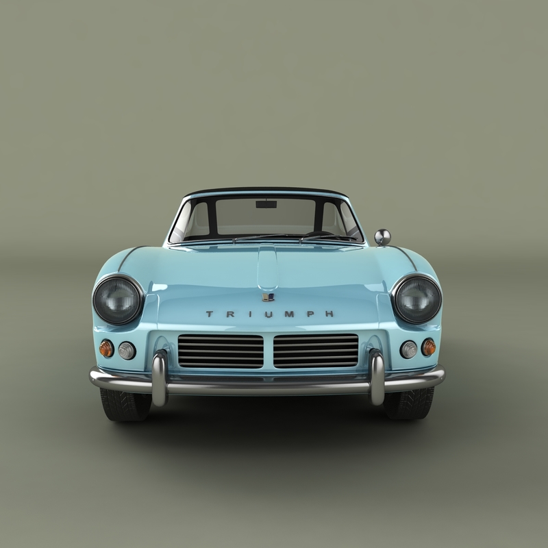 3d model triumph spitfire