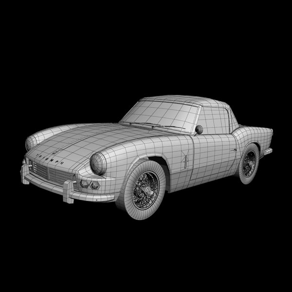 3d model triumph spitfire