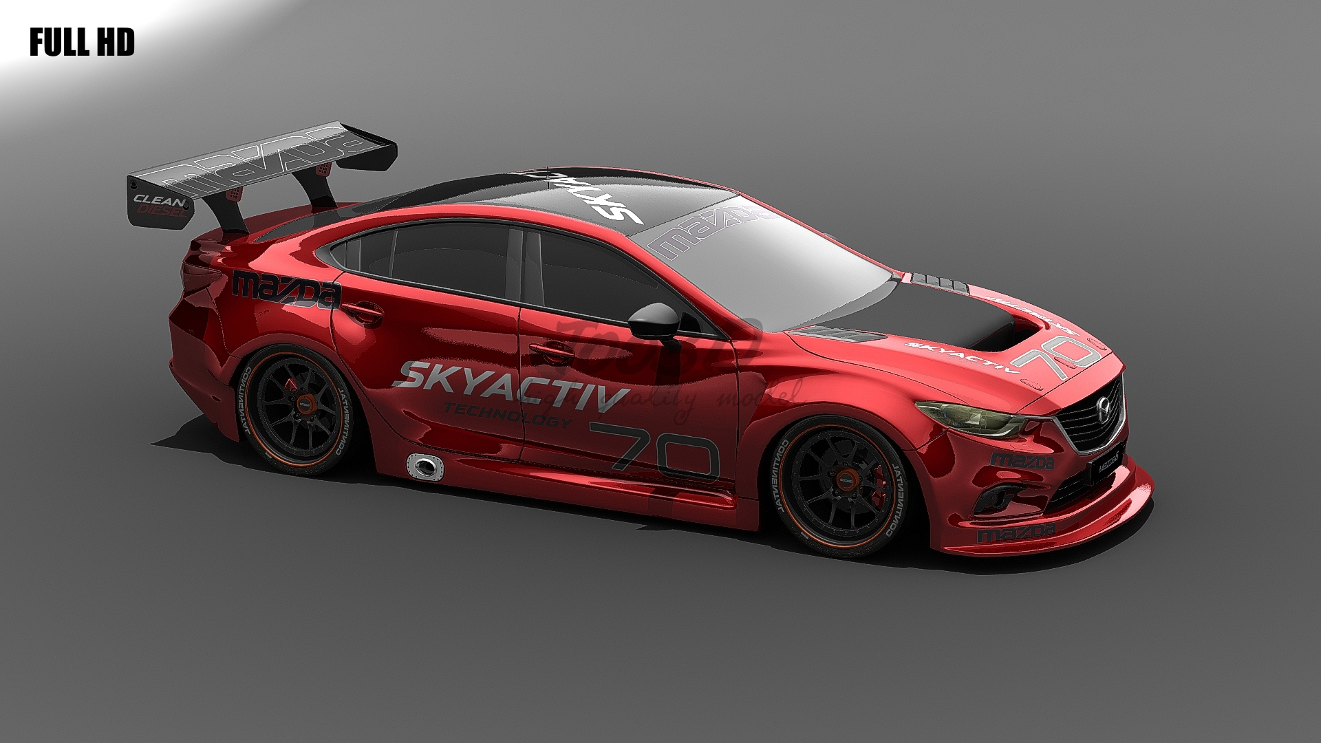 3d mazda 6 racing