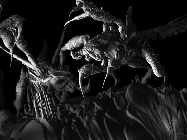 3d speedling zergling model