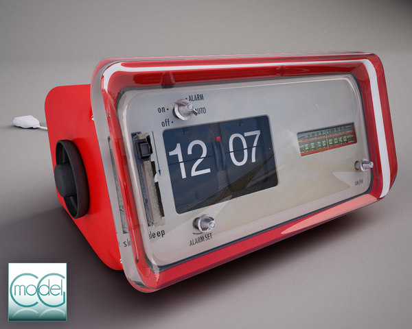 flip clock 3d