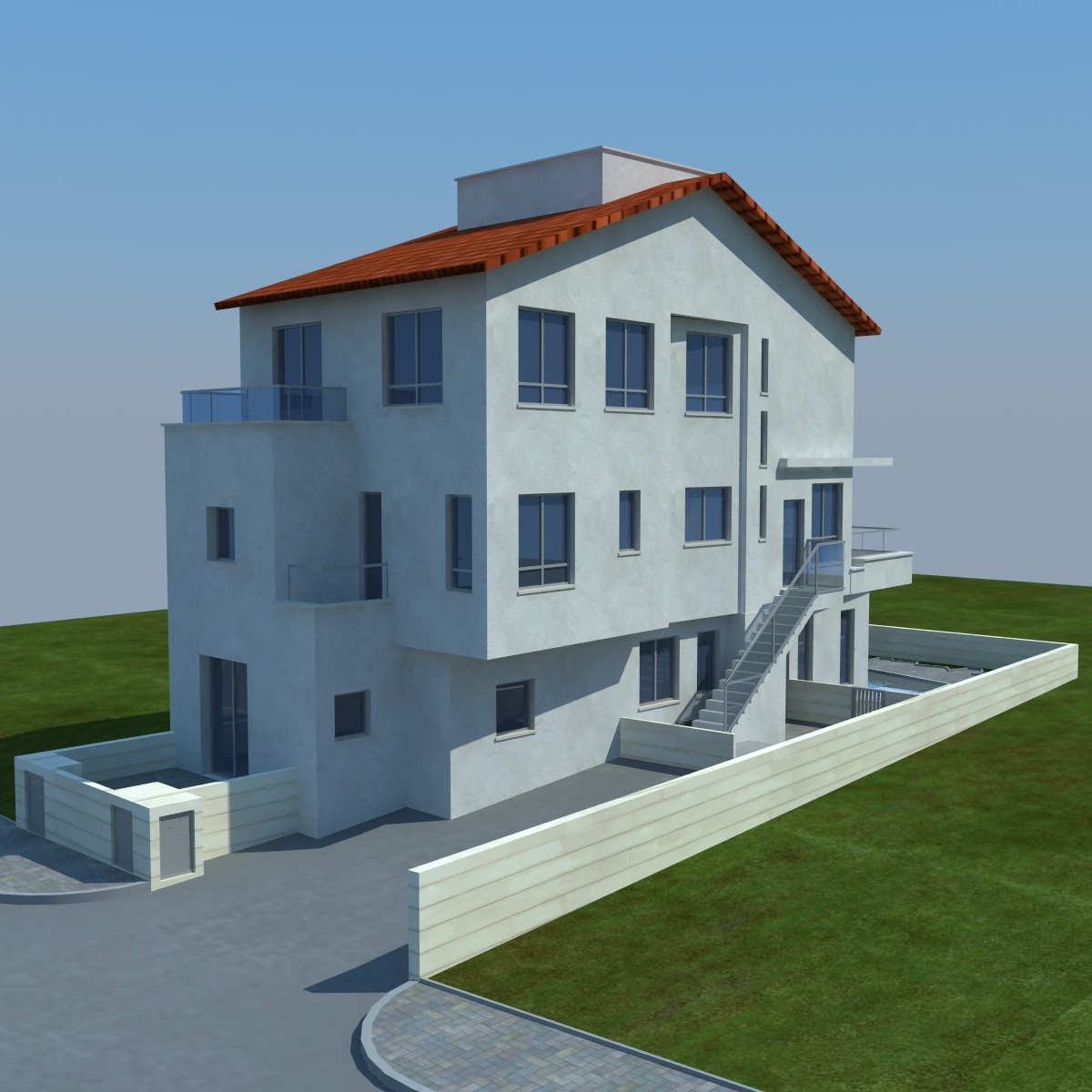 3d model of buildings