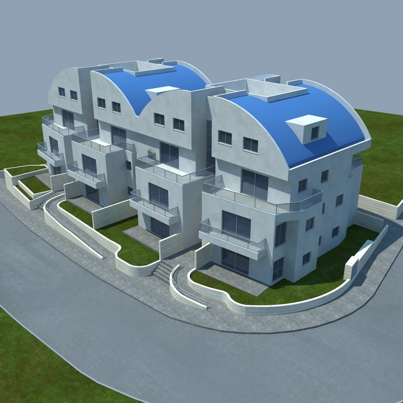 3d model of buildings