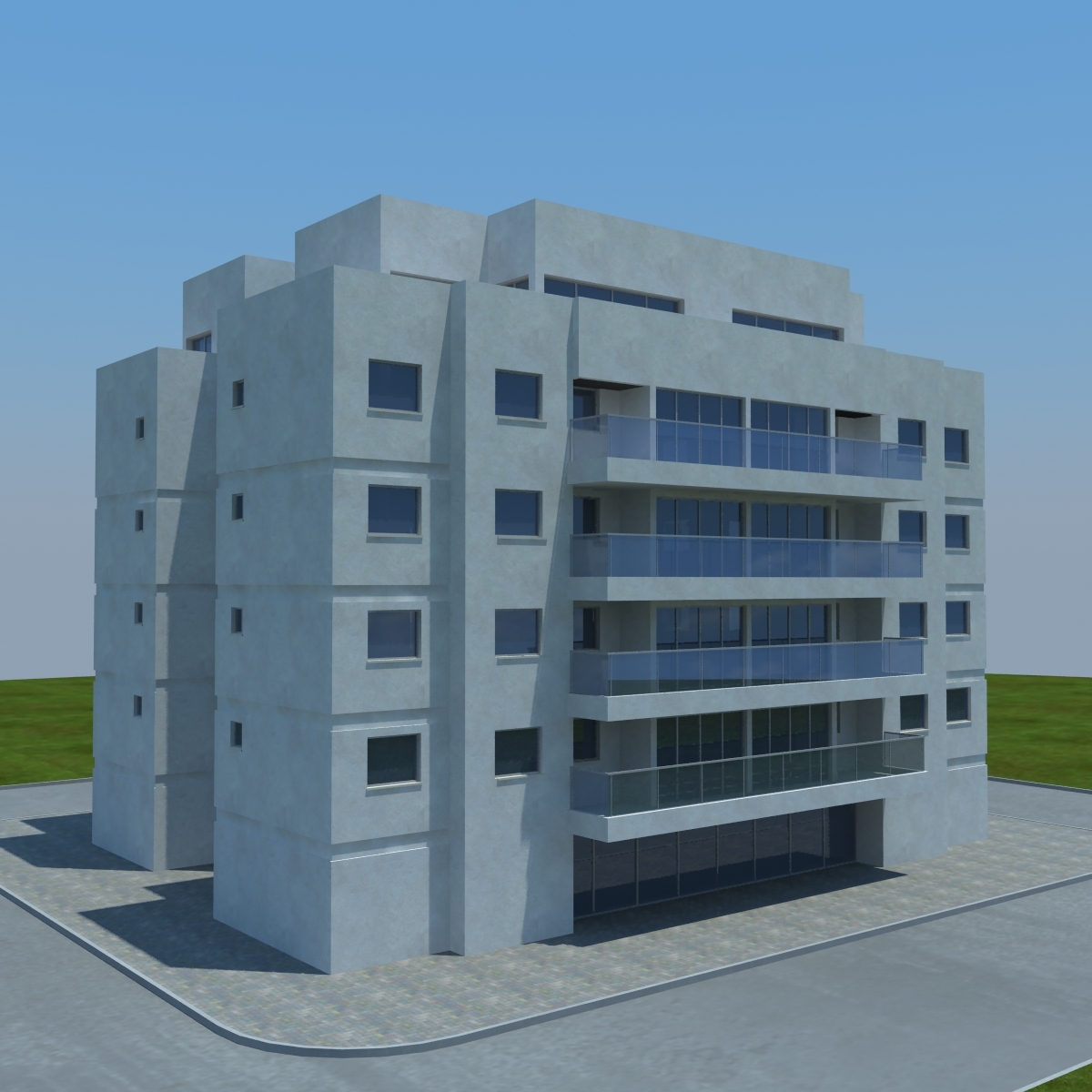 3d model of buildings