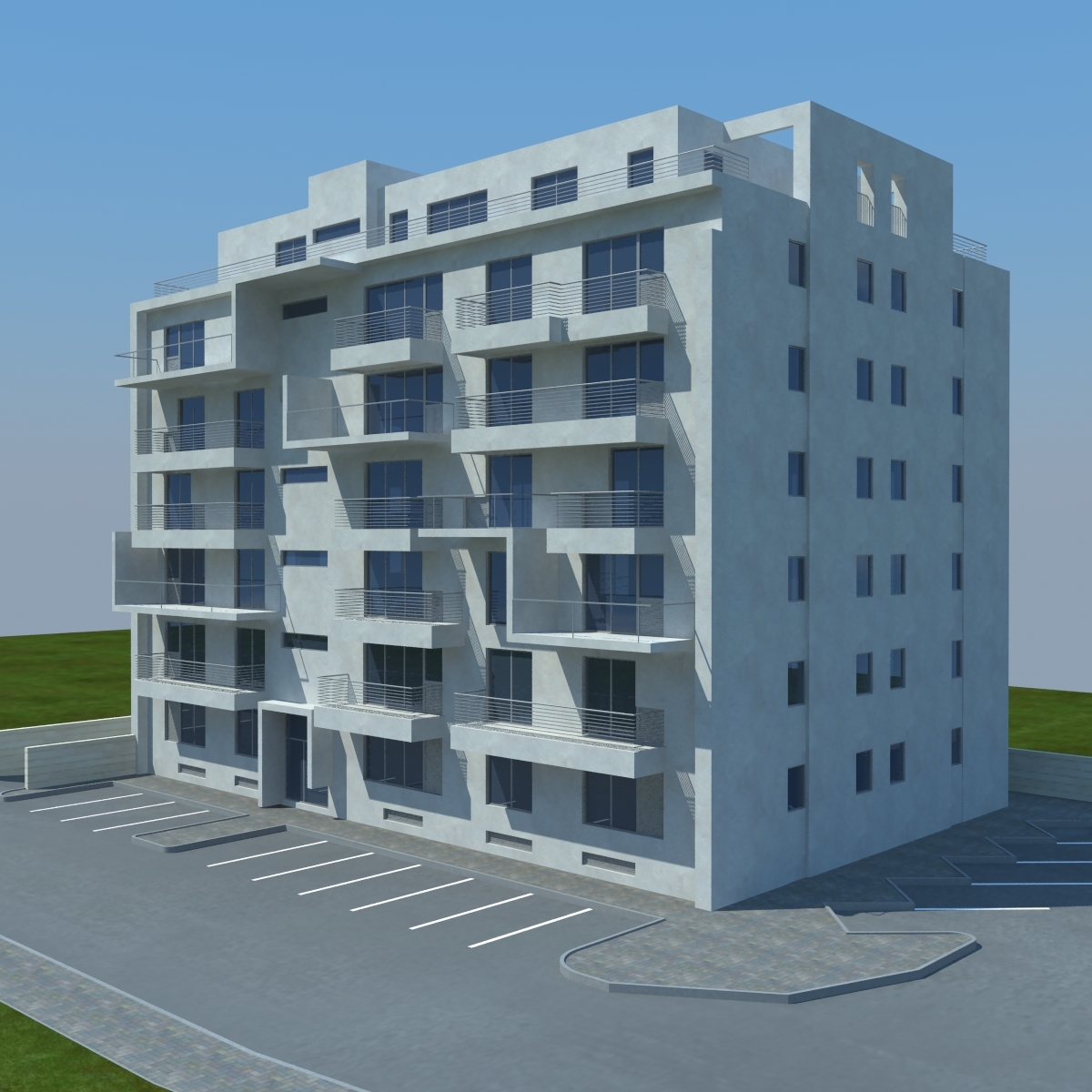 3d model of buildings