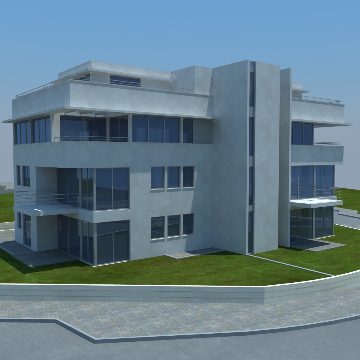 3d model of buildings