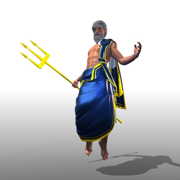 3dsmax poseidon animate