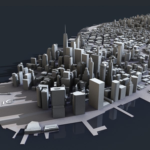 3d model new york city
