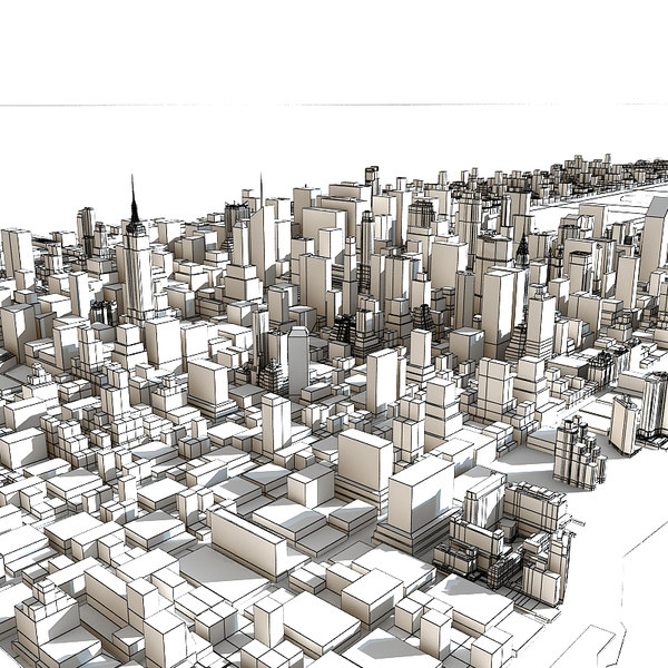 3d model new york city