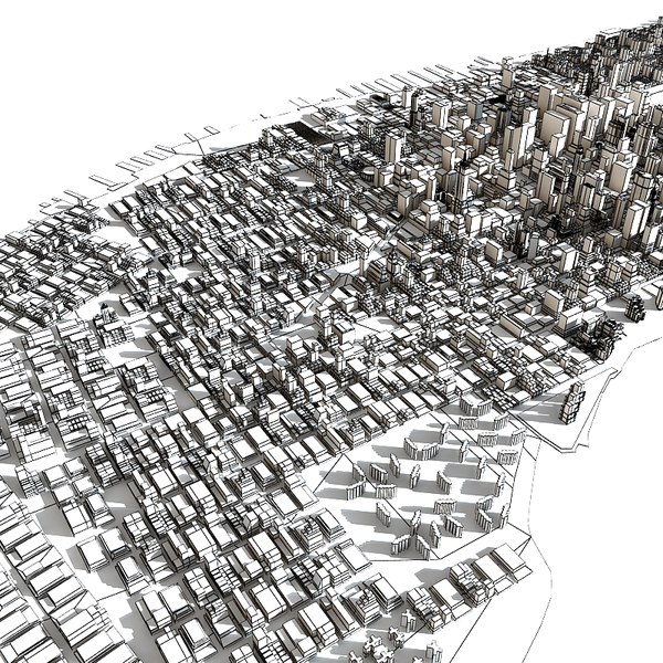 3d model new york city
