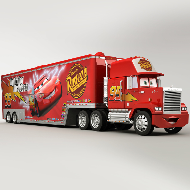 3d model of mack truck