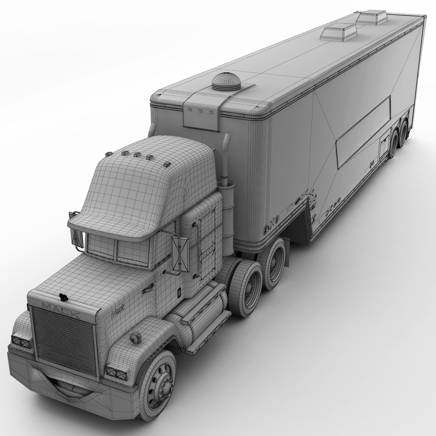 3d model of mack truck