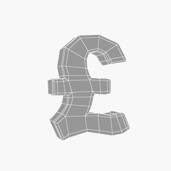 3d pound sign