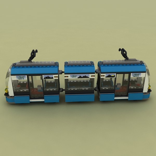 3ds max tram lego