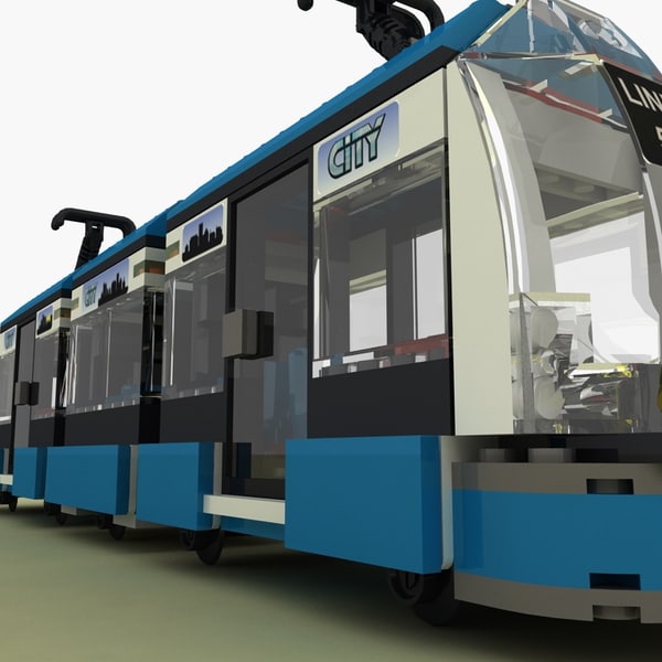 3ds max tram lego