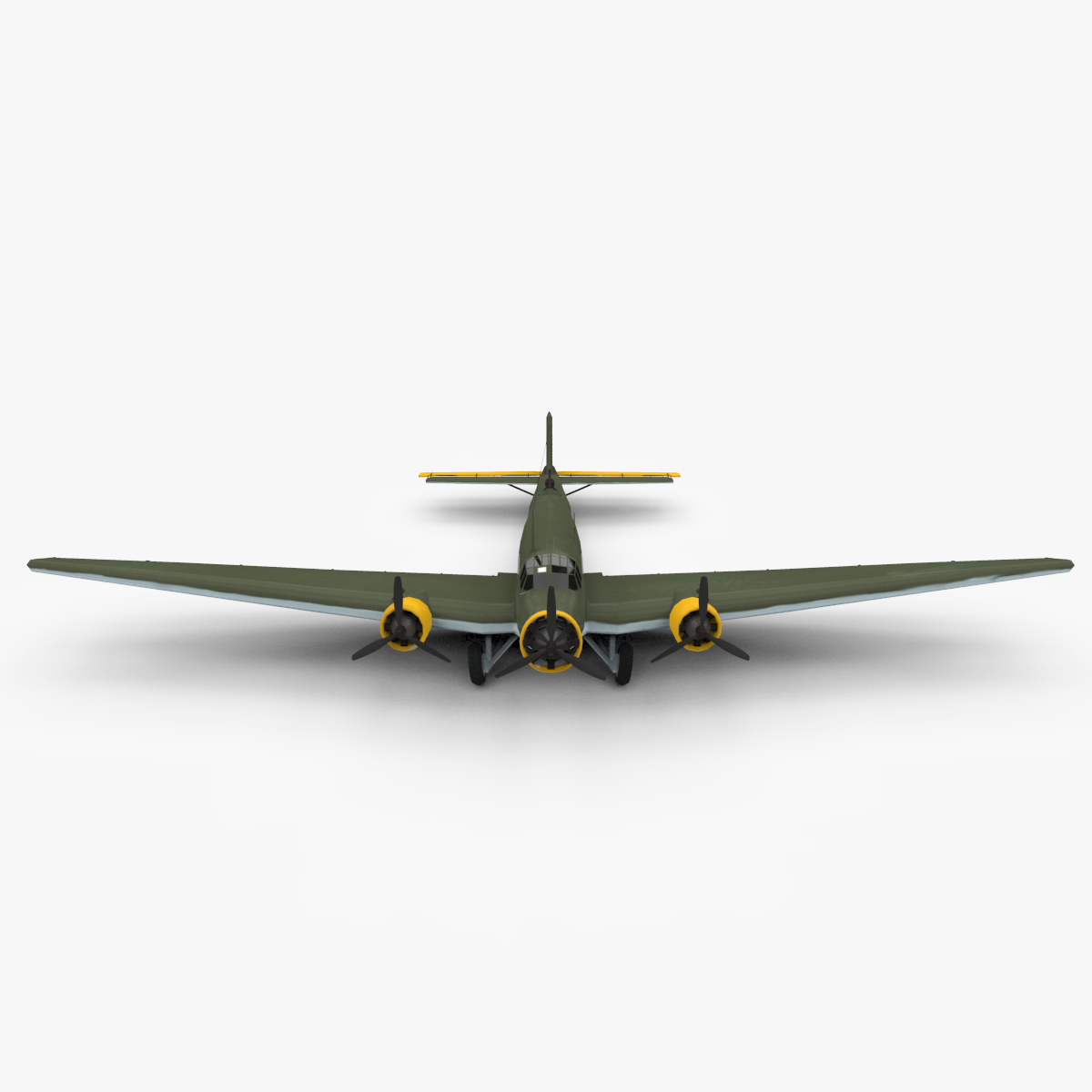 3d model junkers ju-52 aircraft