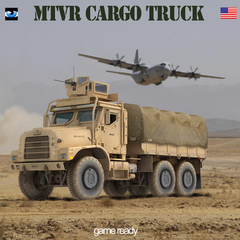 3ds oshkosh mtvr military truck
