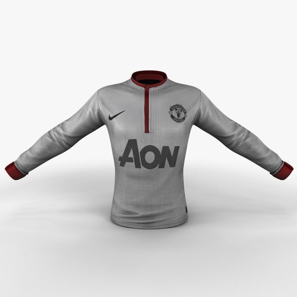 3d model soccer shirt 2