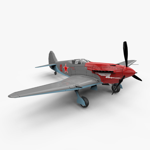 3d model yak-3 aircraft world