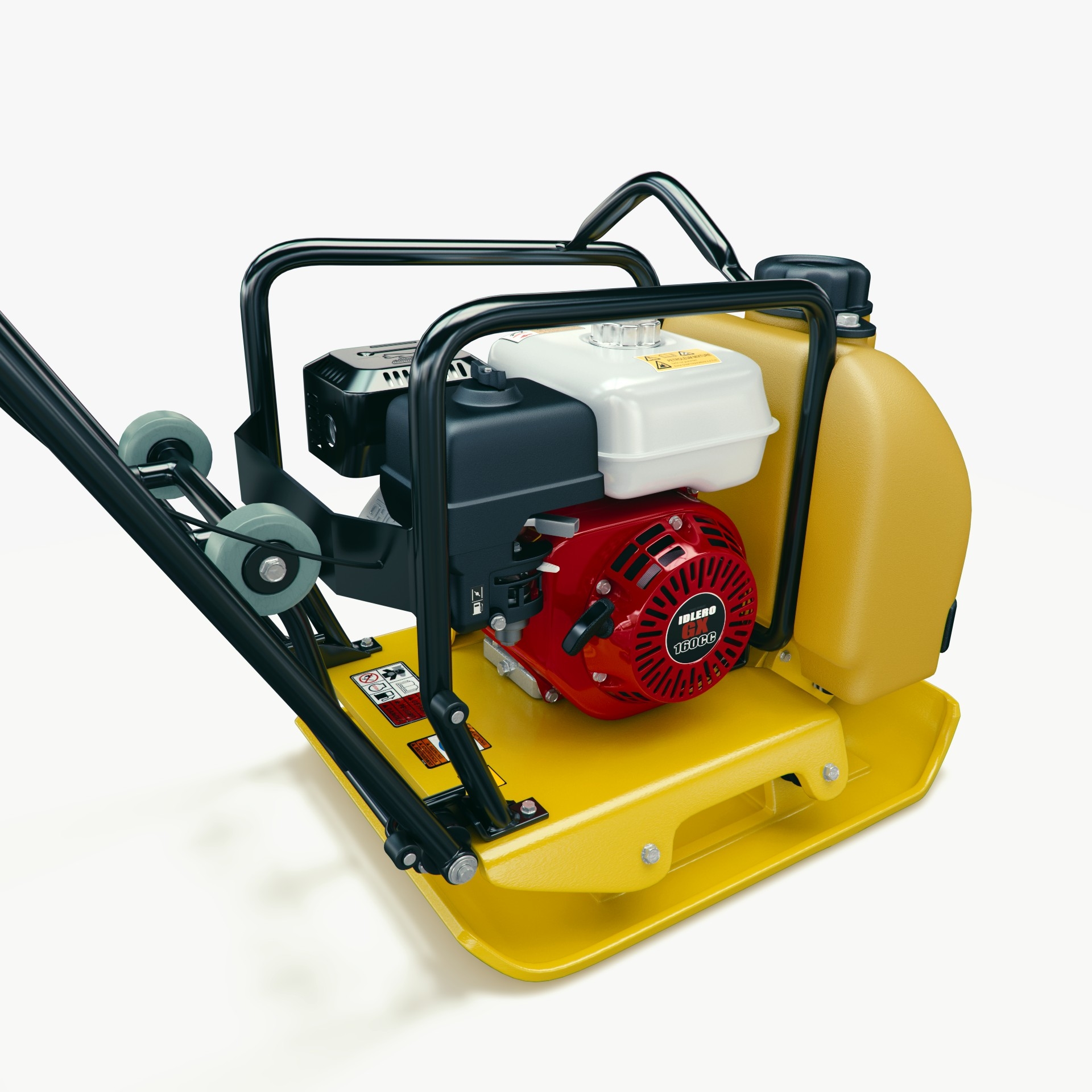 3d plate compactor model