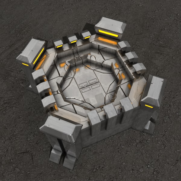 max fortification sci-fi building