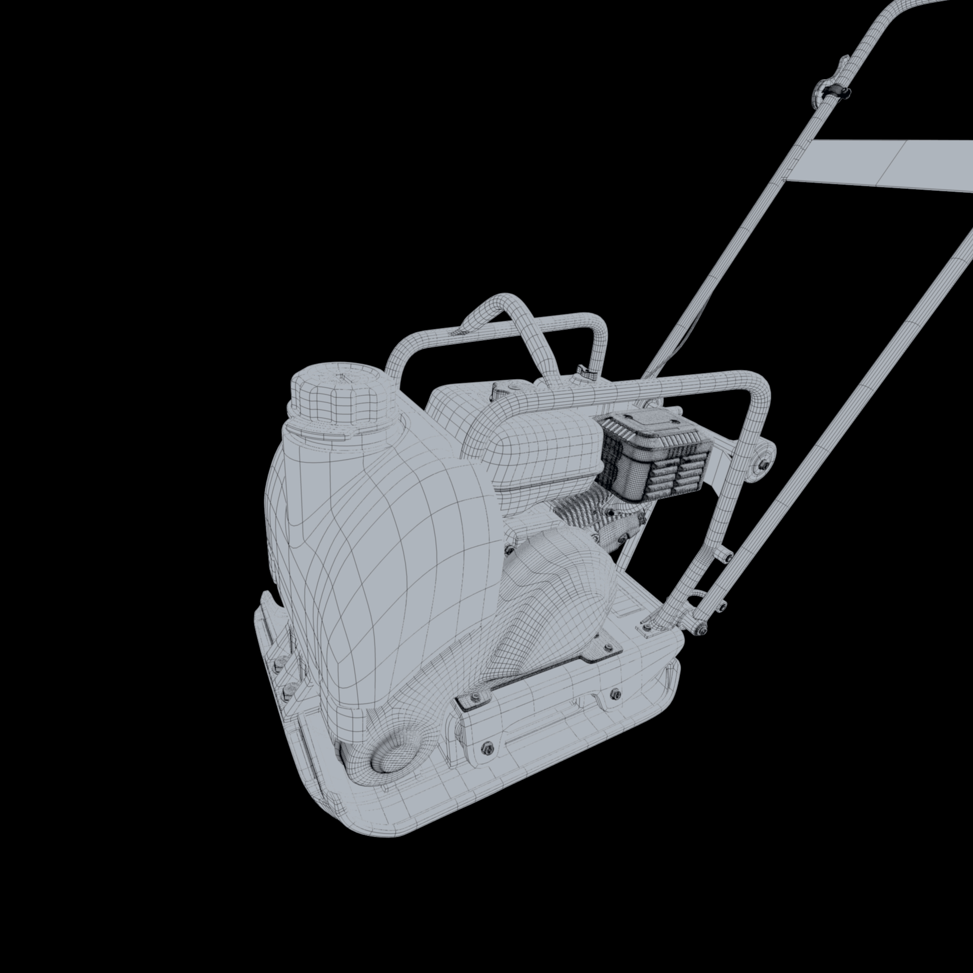 3d plate compactor model