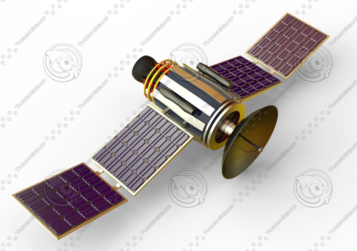 3d model satellite