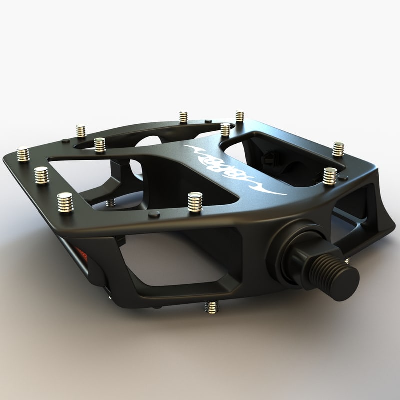 3d model bike pedals