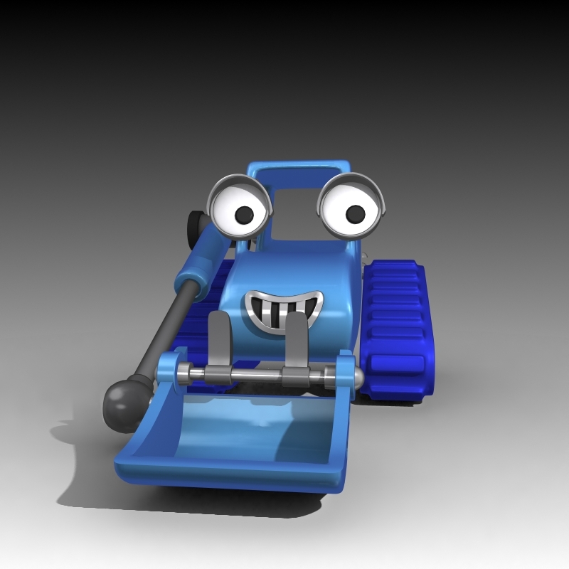 scratch tv bob 3d model