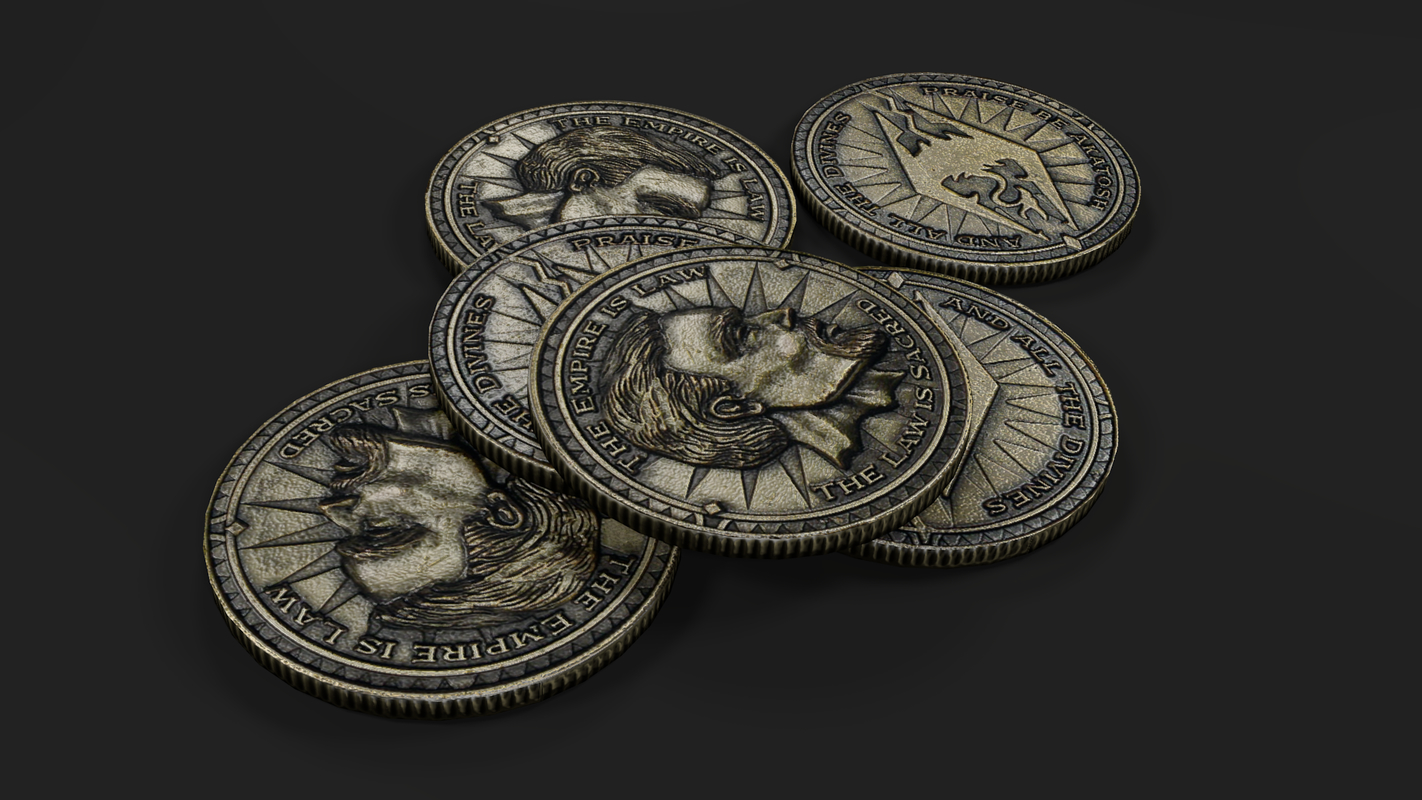 septim coins 3d model