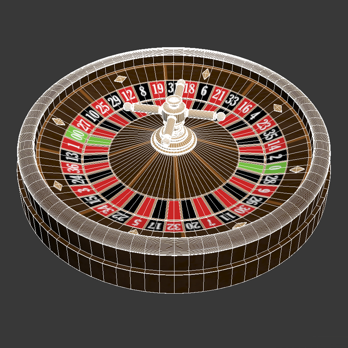 3dsmax roulette wheel