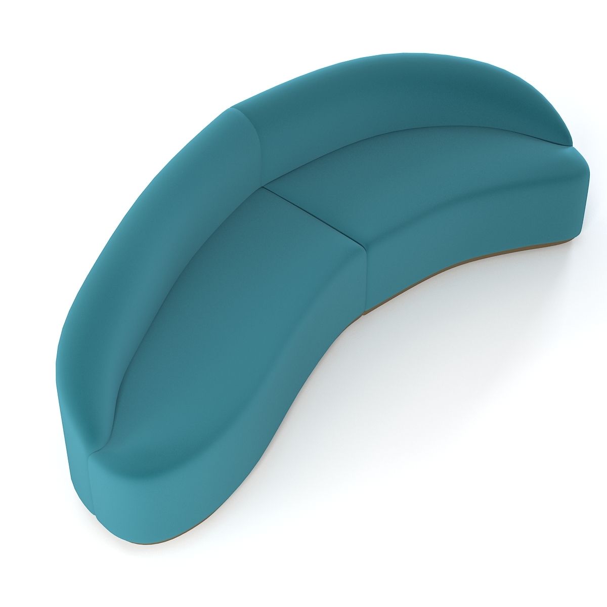 sofa curved 3d model