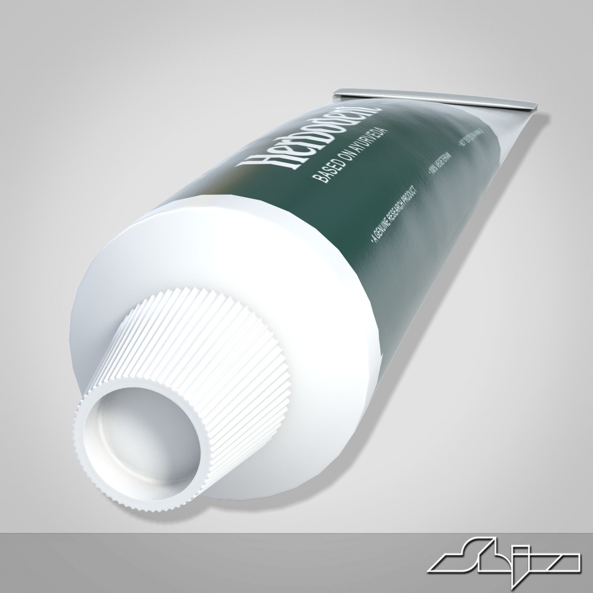 tube toothpaste 3 3d model