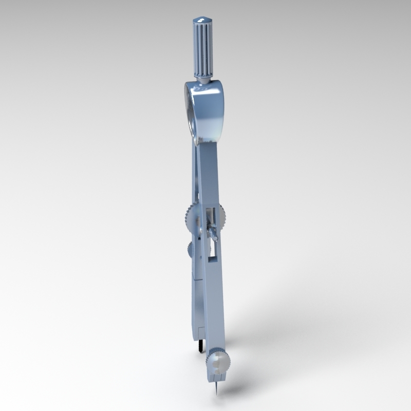 3d model geometry compass