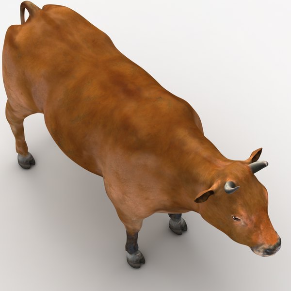 dugm02 cow 3d max