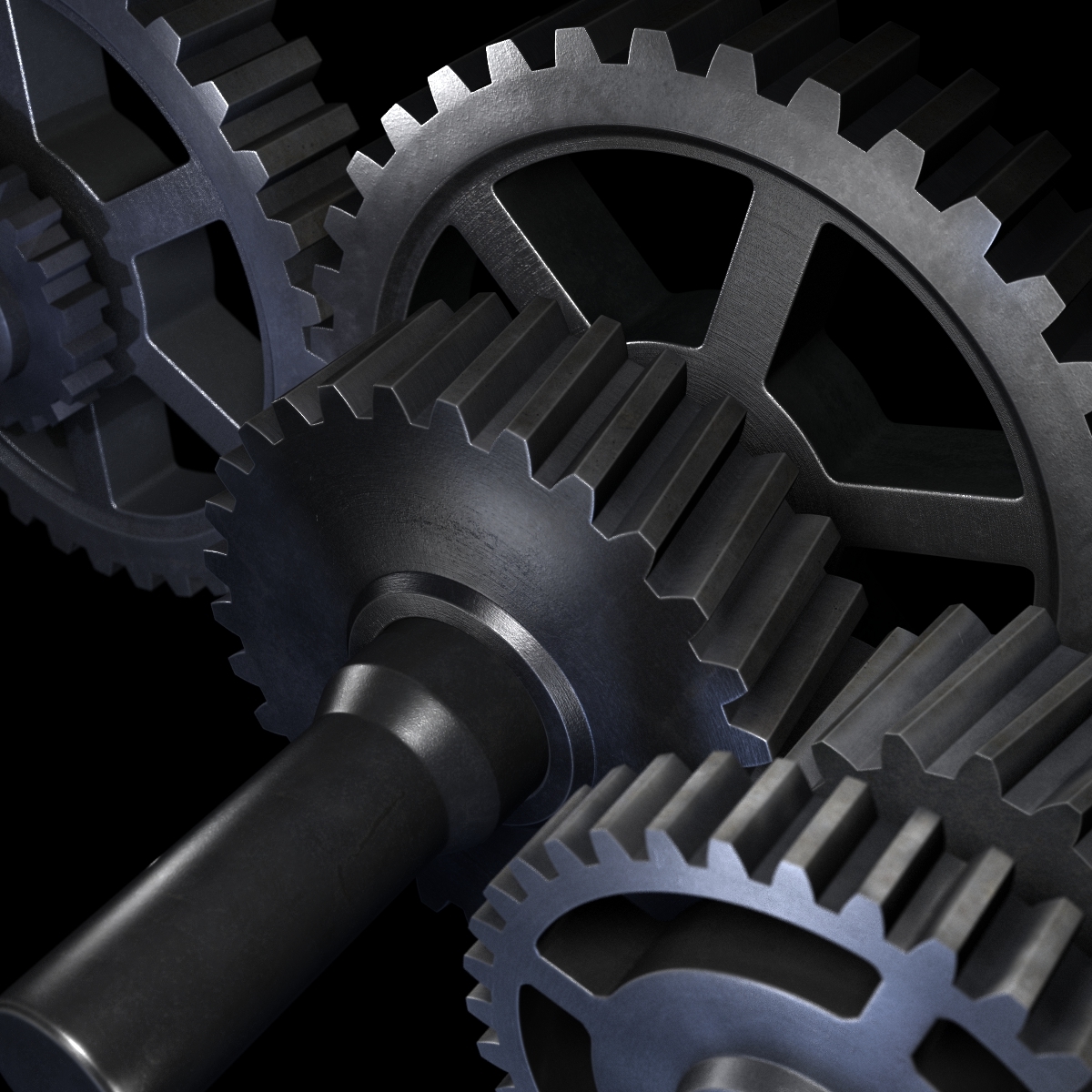 3d cogwheel gears model