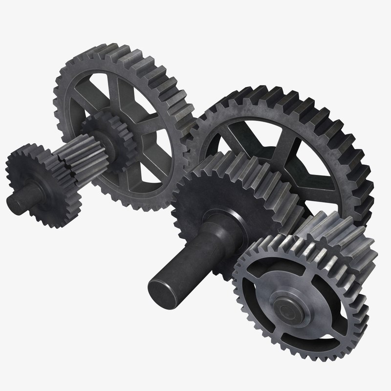 3d cogwheel gears model