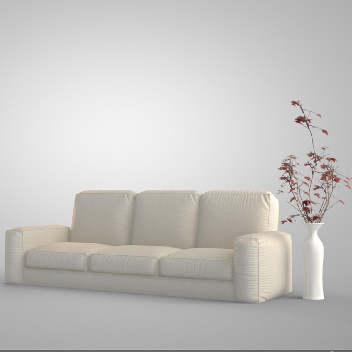 3d model sofa modeled