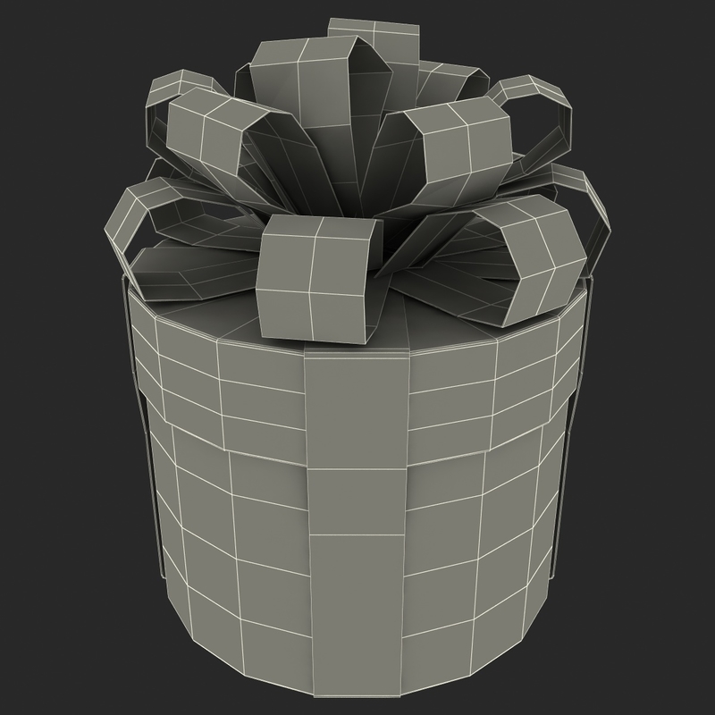 3d cylinder gift box