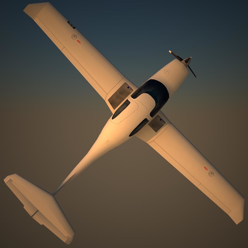 3d diamond da40 basic aircraft