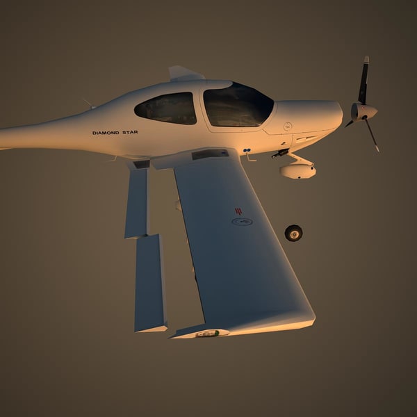 3d diamond da40 basic aircraft