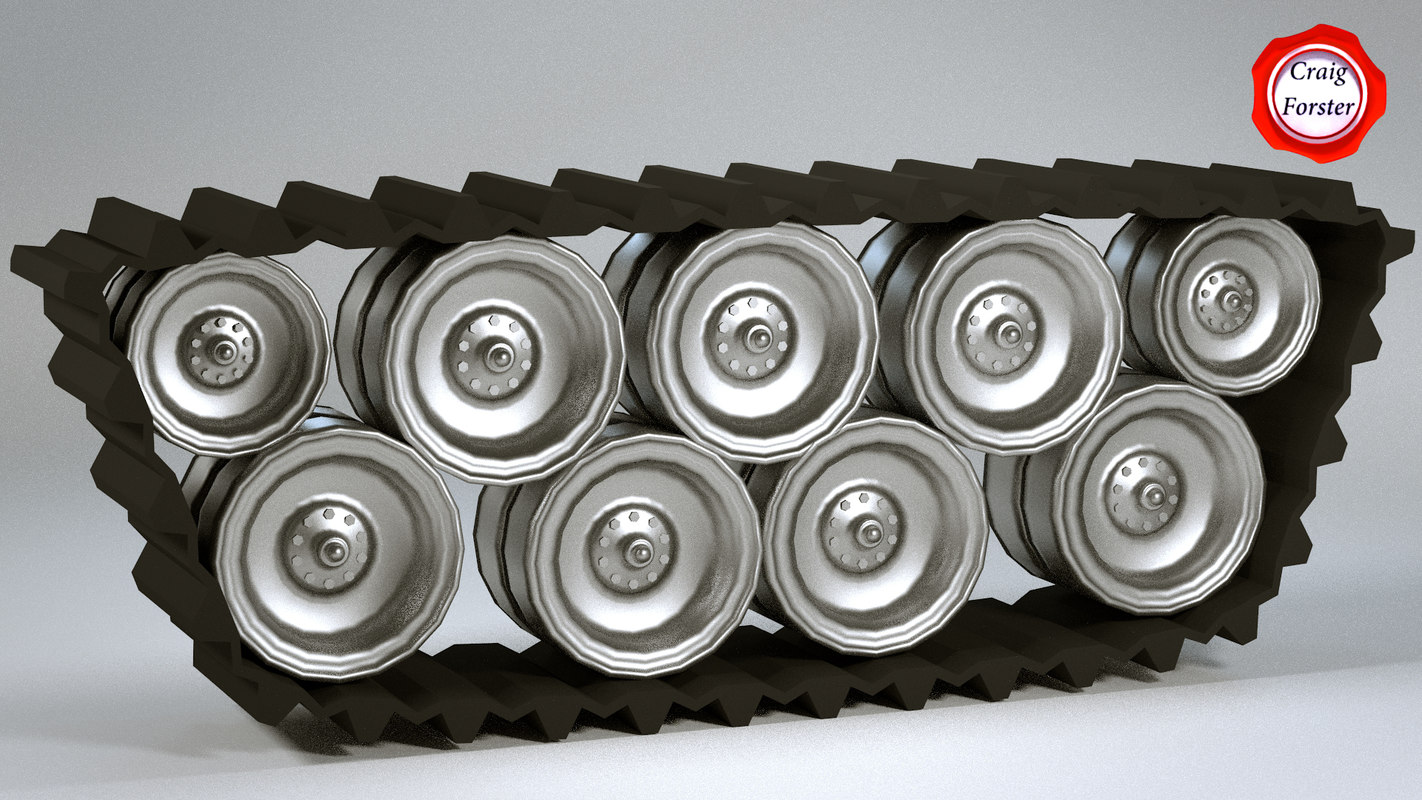 3d tracks modeled model