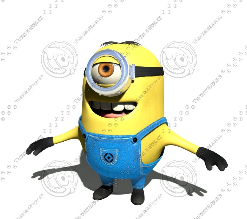 professional minion 3d model