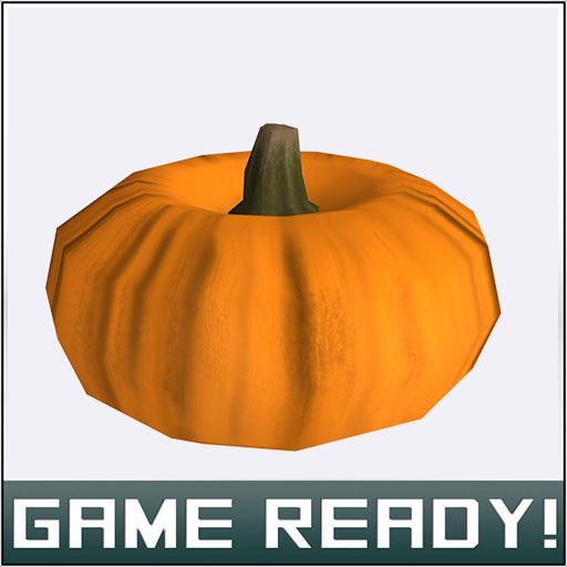 autumn pumpkin 6 fbx